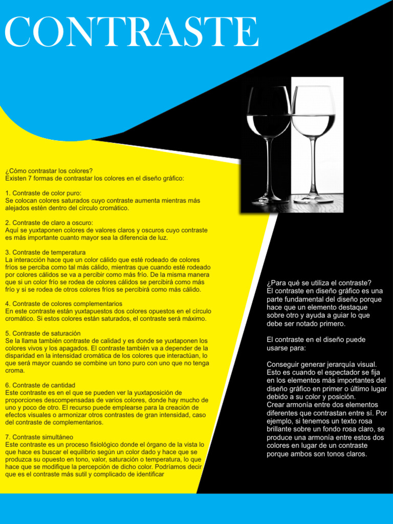 Contraste | PDF | Color | Matiz