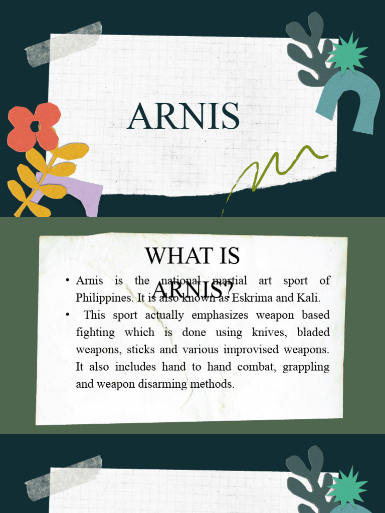 ARNIS | PDF | Combat Sports | Individual Sports