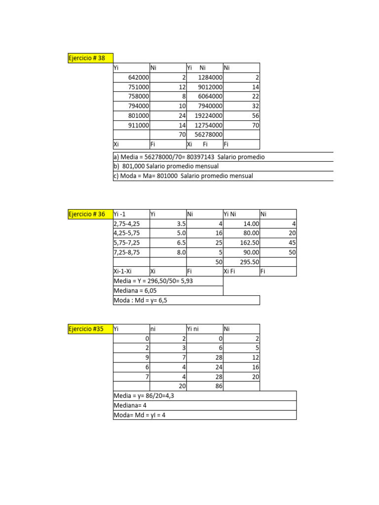 Estadistica Act | PDF