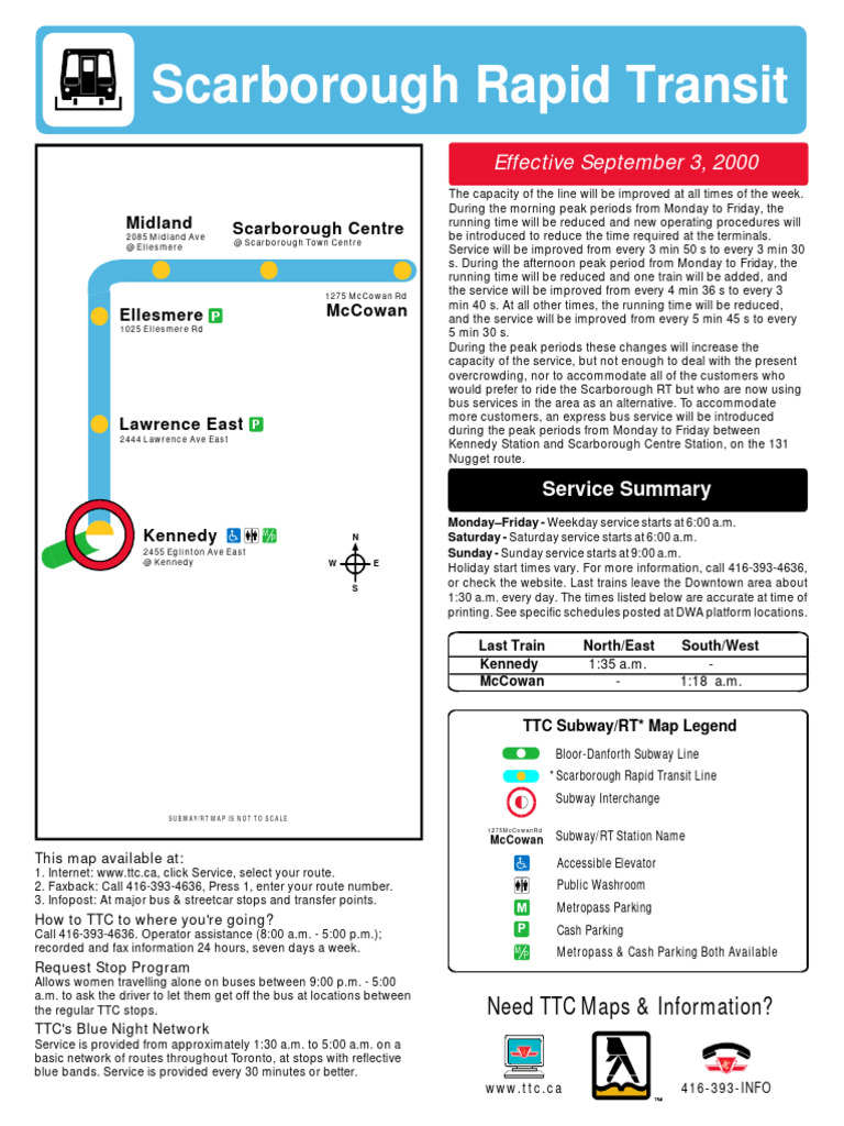 Scarborough RT Service Increase | PDF | Public Transport | Transport