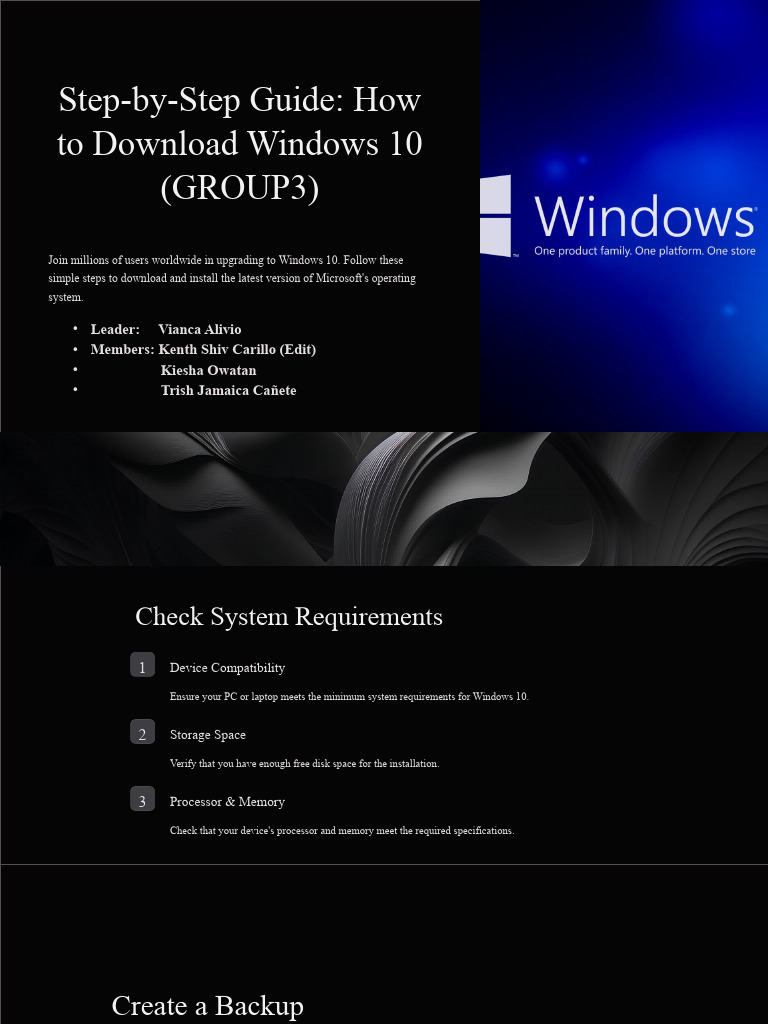 A Step by Step Guide On How To Download Windows 10 | PDF | Windows 10 | Microsoft Windows