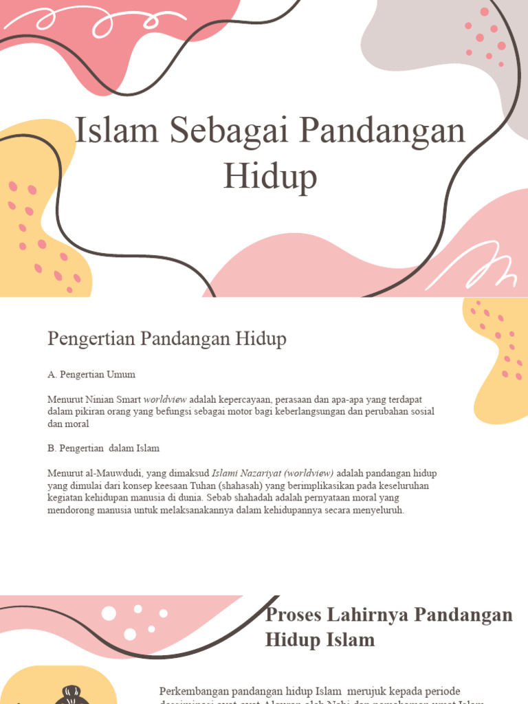 Pandangan Hidup Islam dan Karakteristiknya | PDF