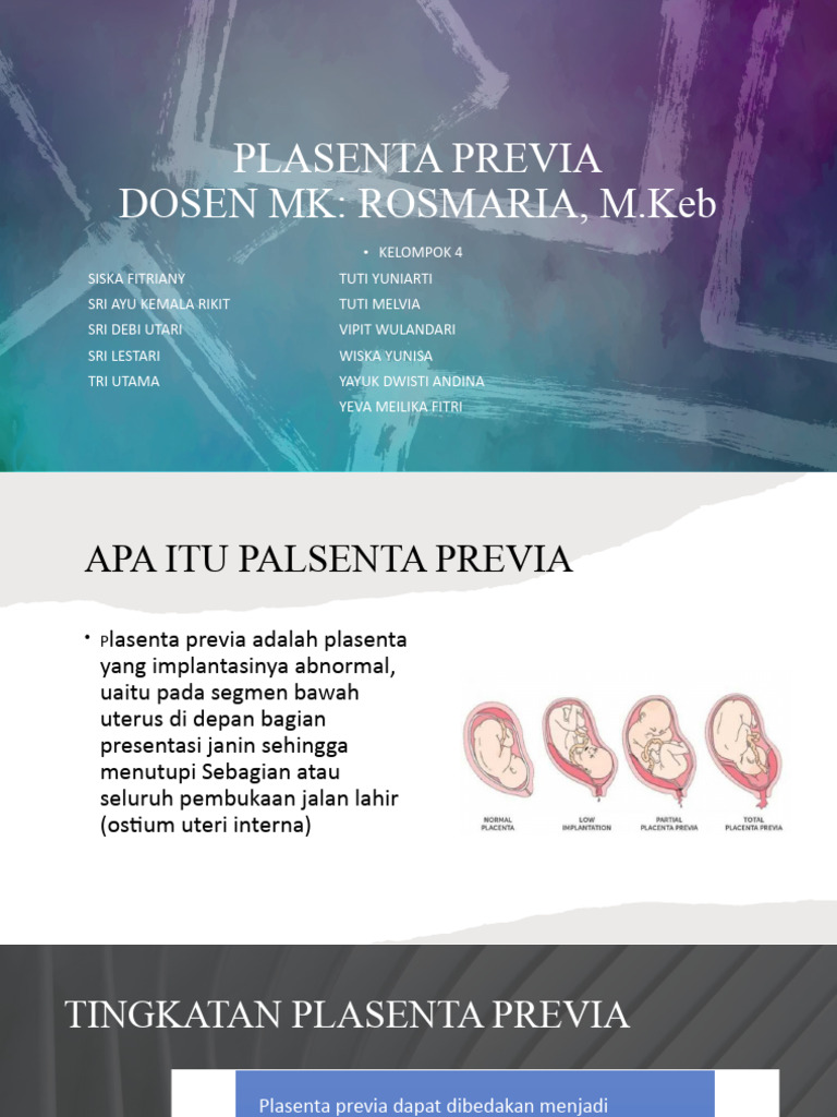 Kelompok 4 Plasenta Previa | PDF