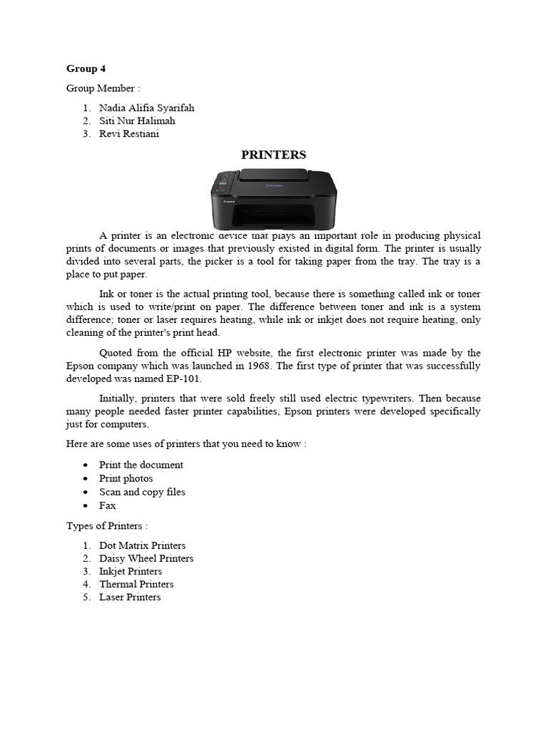 Descriptive Text Printers | PDF | Printer (Computing) | Graphic Design