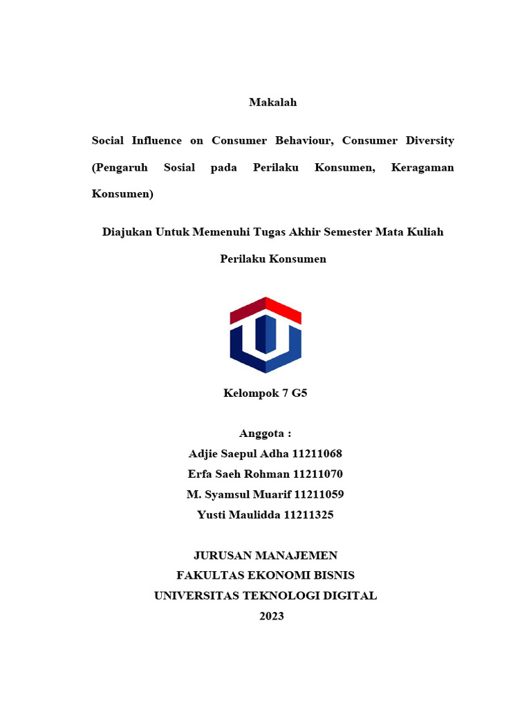 Makalah Dan Contoh Kasus PK-1 | PDF