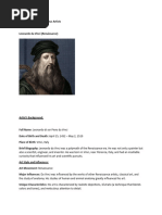 Mona Lisas Elements and Principles of Art | PDF | Paintings | Vision
