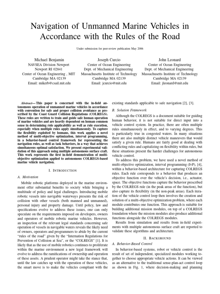 Navigation_of_unmanned_marine_vehicles_i-45863953 | PDF | Mathematical Optimization