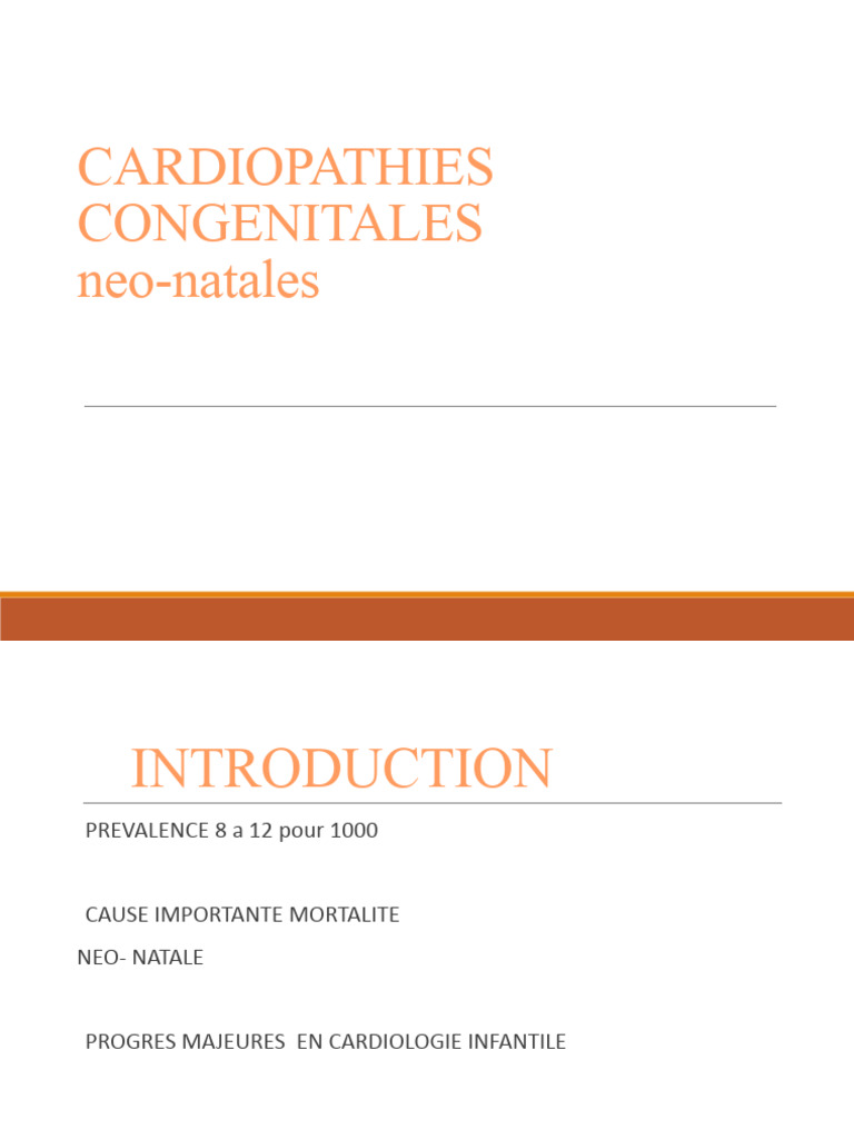 Copie de Cardiopathies Congenitales Neo Nat | PDF | Cardiopathie congénitale | Aorte