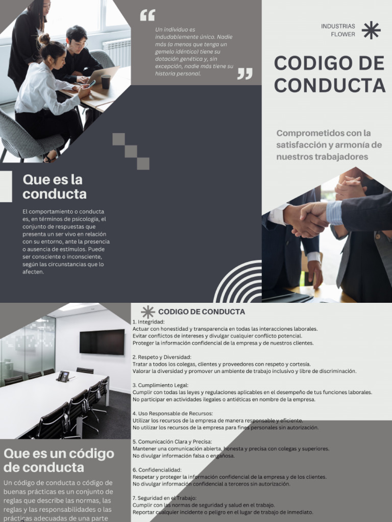 Código de conducta | PDF
