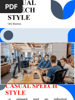 Consultative Speech Style | PDF | Speech | Communication