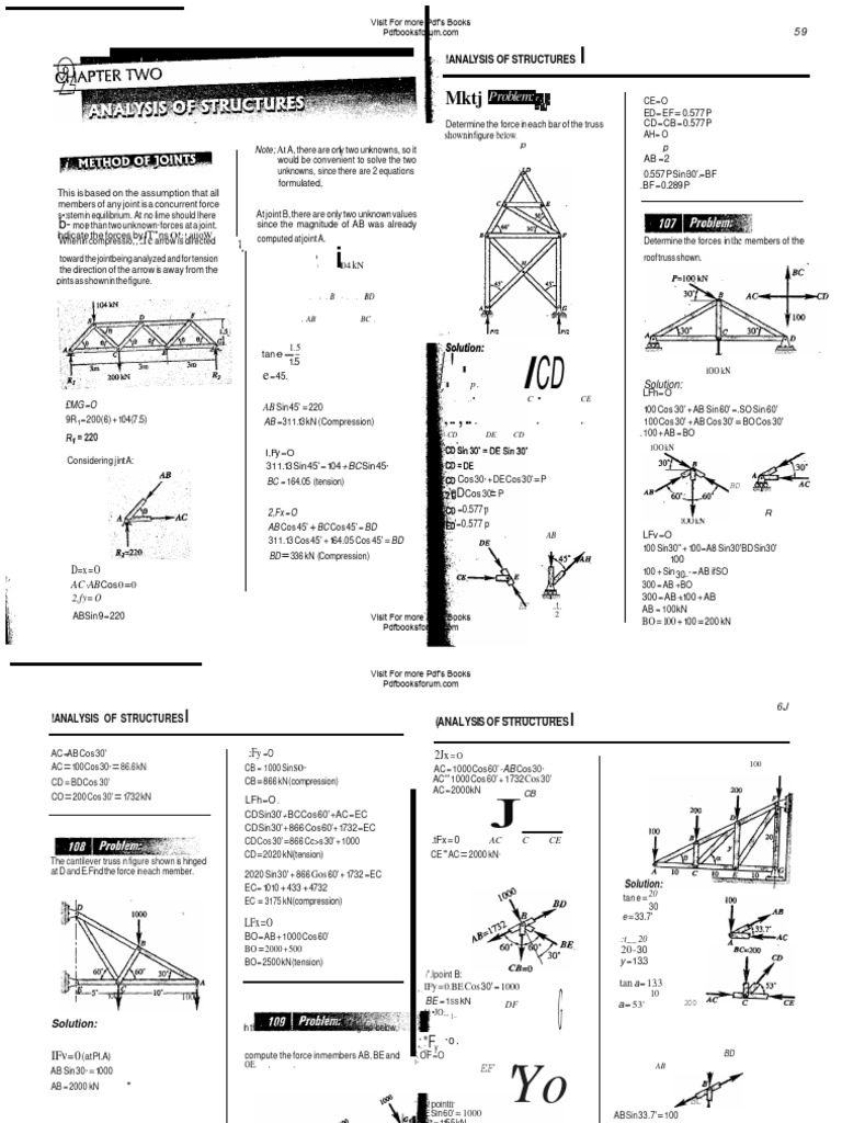Rigid Body Statics in Truss Analysis | PDF | Structural Engineering ...