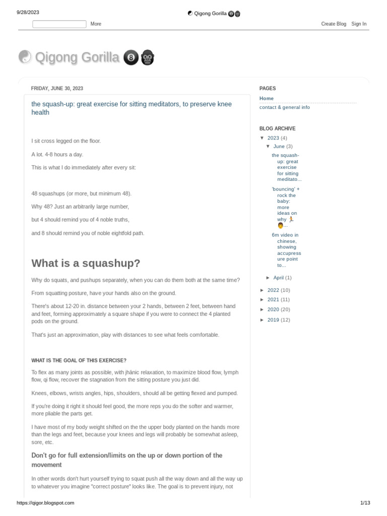 Qigong Gorilla | PDF | Sleep | Tai Chi