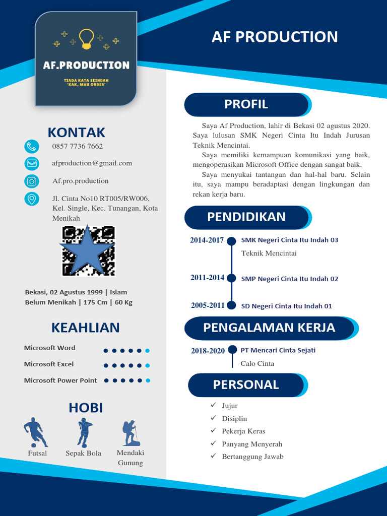 Contoh CV Paket Lengkap - Compressed | PDF | Karier & Perkembangan