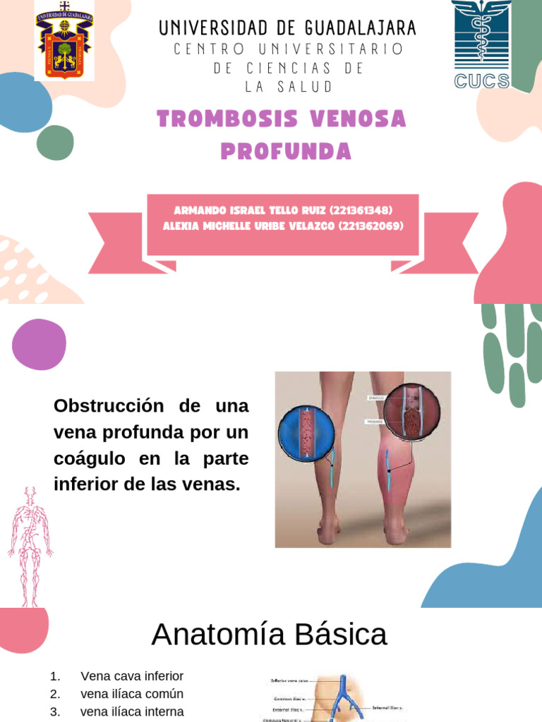 Trombosis Venosa Profunda | PDF | Angiología | Medicina