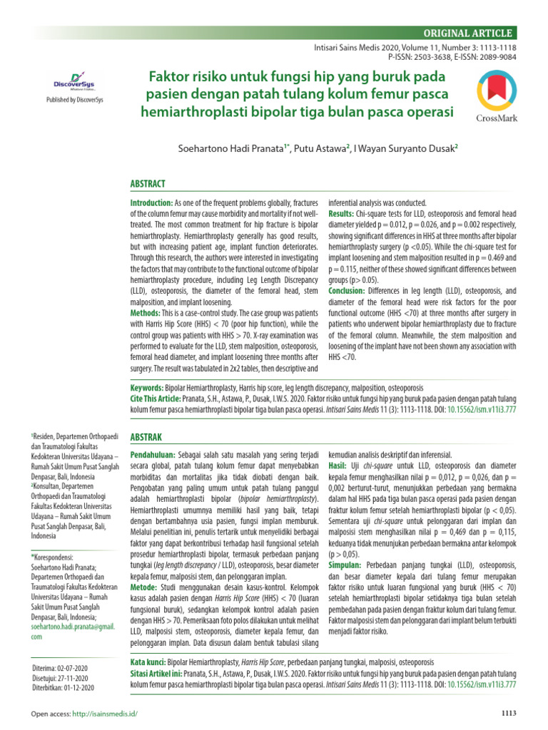Admin,+036+ +777+ +Soehartono+Hadi+Pranata+ +galley | PDF | Musculoskeletal System | Clinical ...