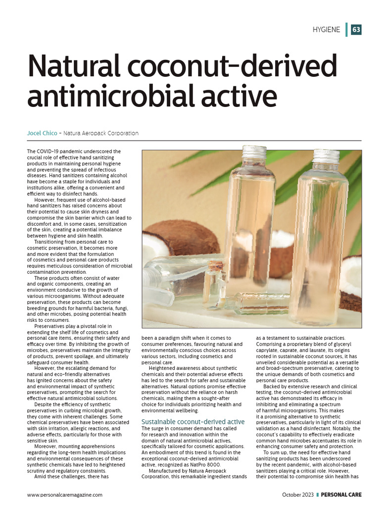 Natural Coconut-derived antimicrobial active_Natura Aeropack_Oct 2023 ...