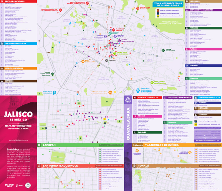 Mapa Zona Metropolitana de Guadalajara | PDF