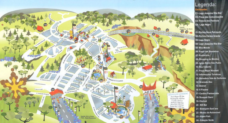 Mapa Turistico Gramado | PDF