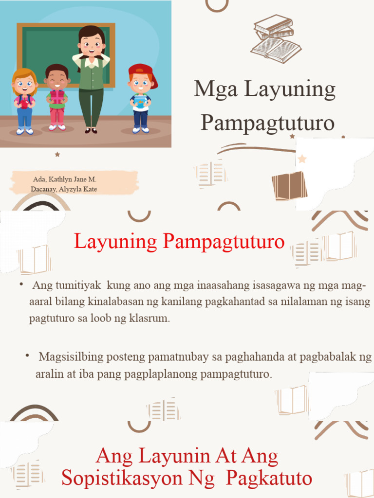 Ang Layuning Pampagtuturo BEED 3A | PDF