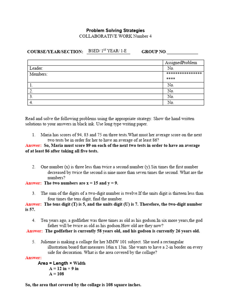 Collaborative Work 4 - MMW | PDF