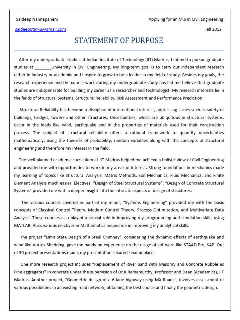 Saideep SOP | PDF | Civil Engineering | Concrete