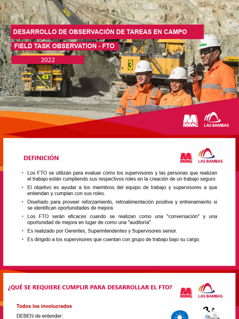 Proceso para El Desarrrollo y Coaching de FTO - 2022 - REV01 | PDF ...
