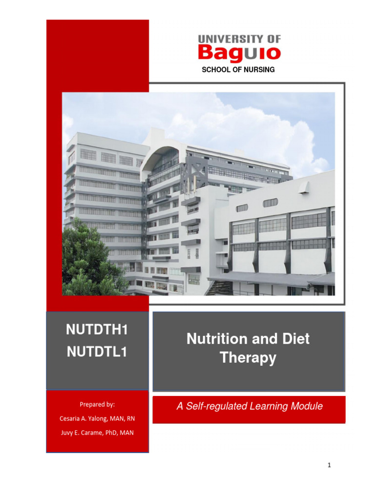 Nutrition-Module 230817 083933 | PDF | Diet & Nutrition | Nutrition
