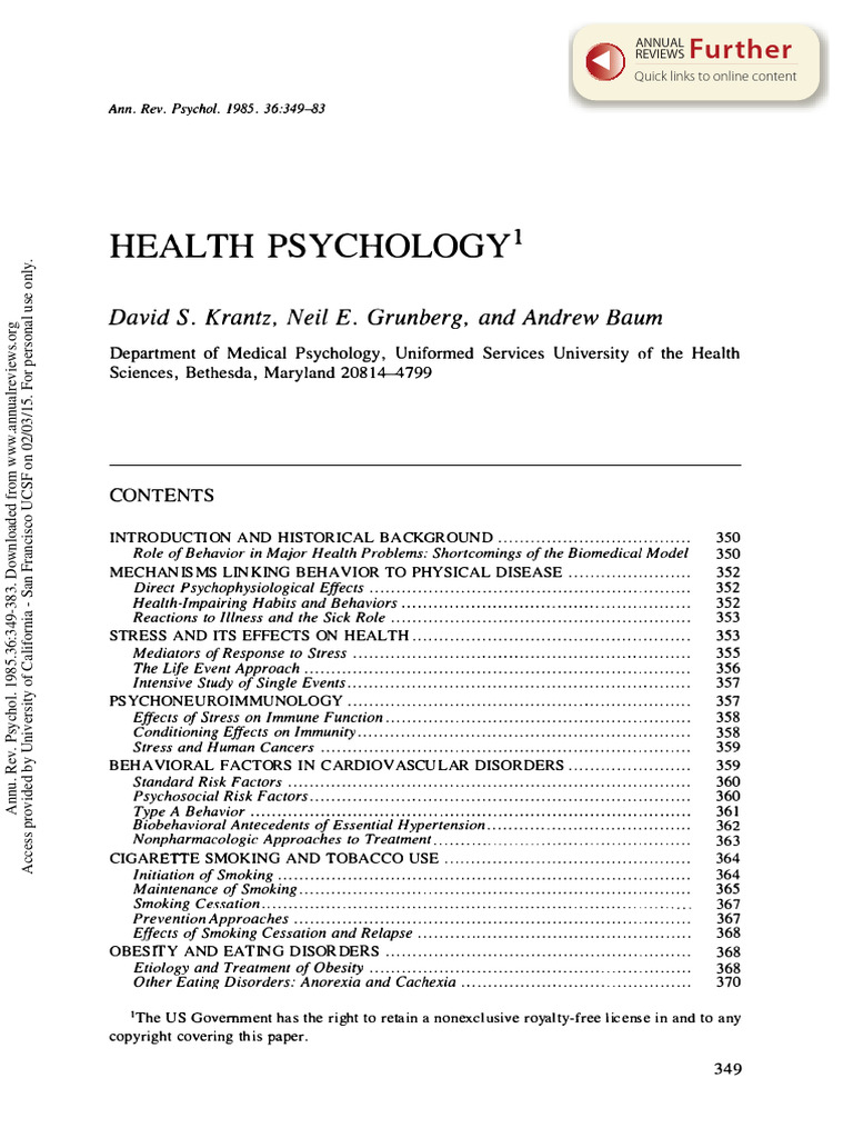 Krantz 1985 | PDF