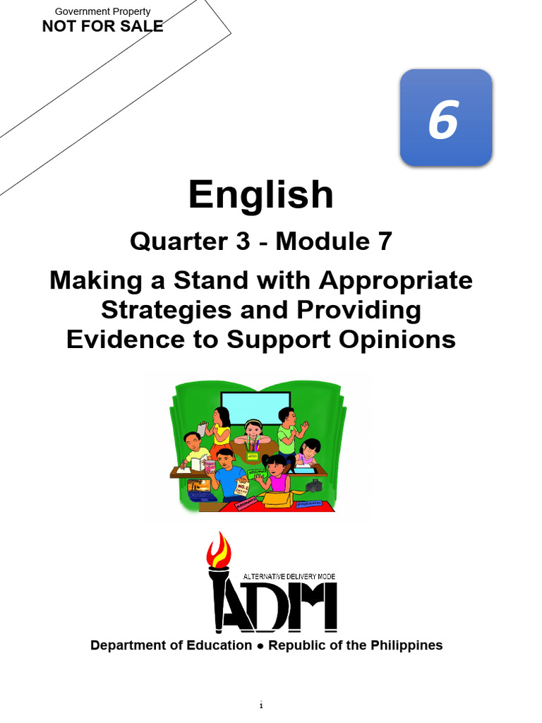 English6 Q3 M7 L15 L6-FINAL | PDF | Thought | Idea