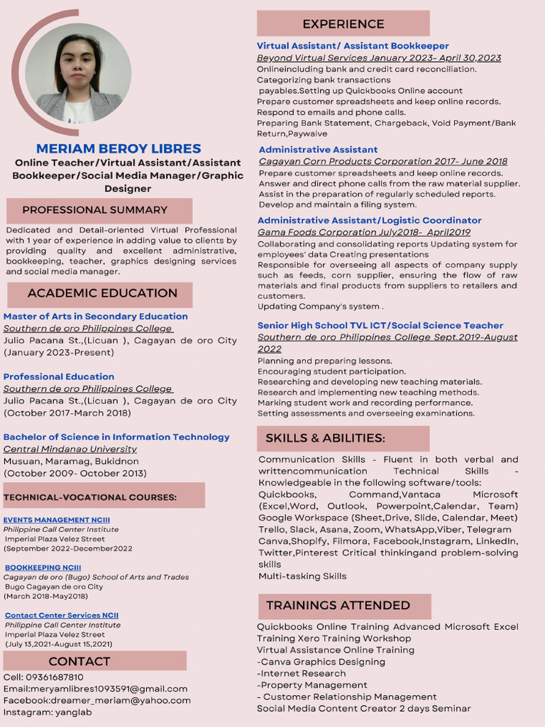 Meriam Beroy Libres | PDF