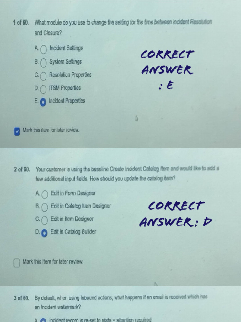 ITSM Answers OCR Answers | Download Free PDF | Business | Systems ...