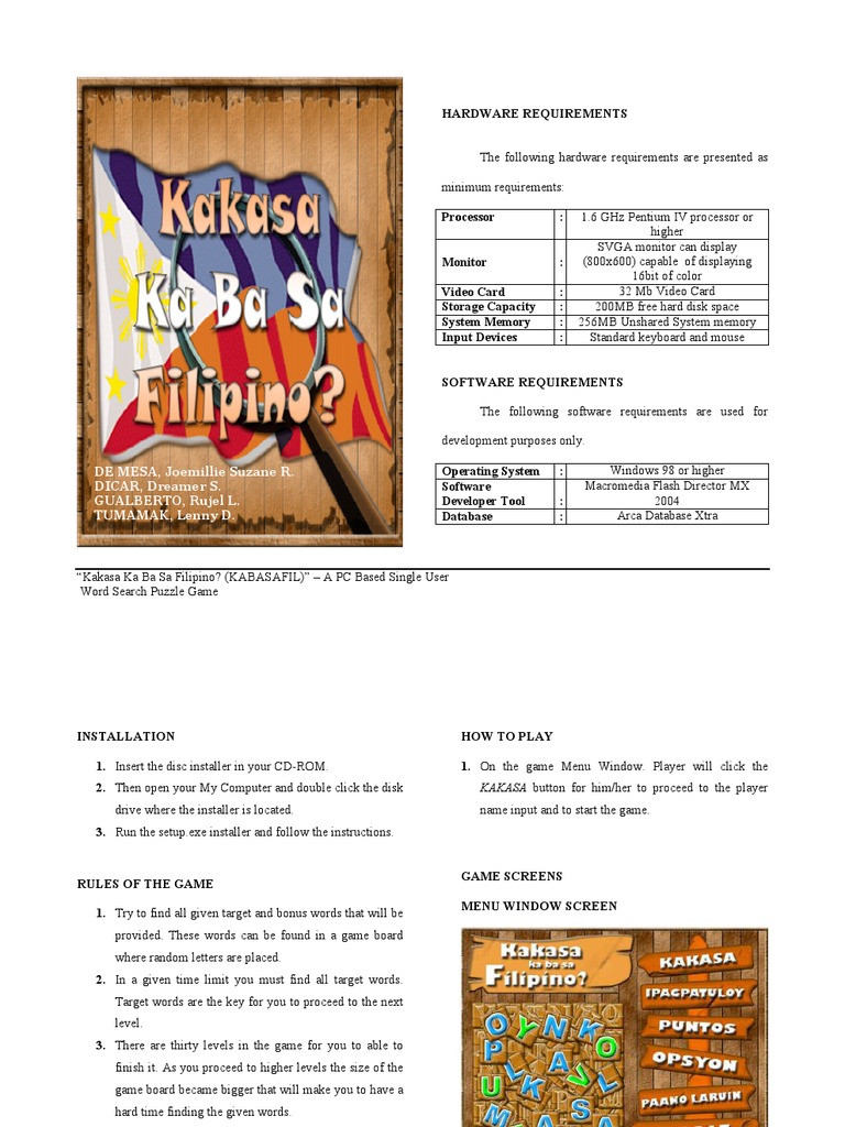 Kakasa Ka Ba Sa Filipino | PDF | Computer Hardware | Personal Computers