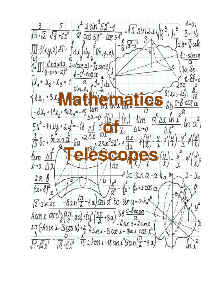 Telescope Math | PDF | Minute And Second Of Arc | Imaging