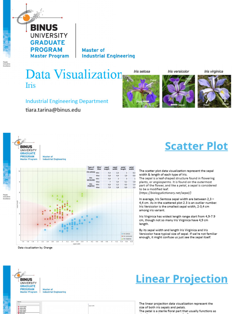 202306623 - Iris Data Visualization | PDF | Petal | Flowers