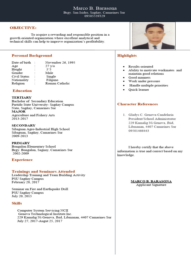 Felix Resume' | PDF | Learning | Cognition