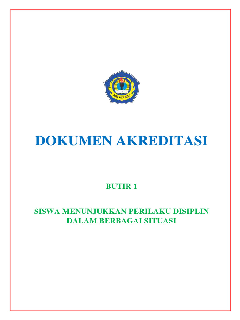 Dokumen Akreditasi: Butir 1 | PDF | Kesehatan Holistik