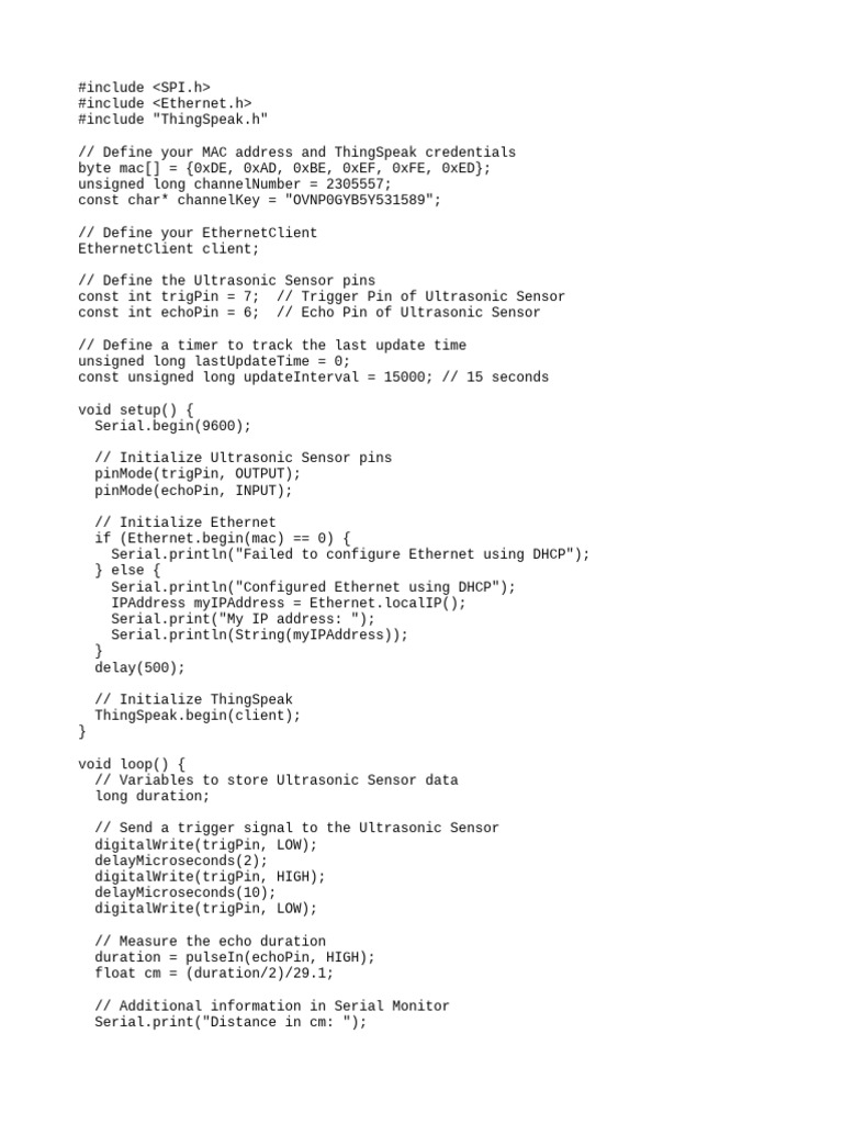 Thingspeak Updated Code Pdf Data Transmission Computer Programming 6245