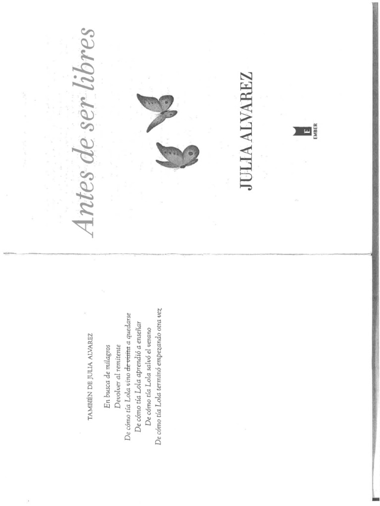 Antes de Ser Libre - SPAN 6 | PDF