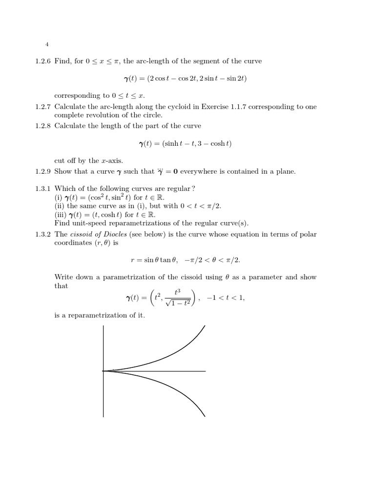 Advanced Calculus Exercises | PDF