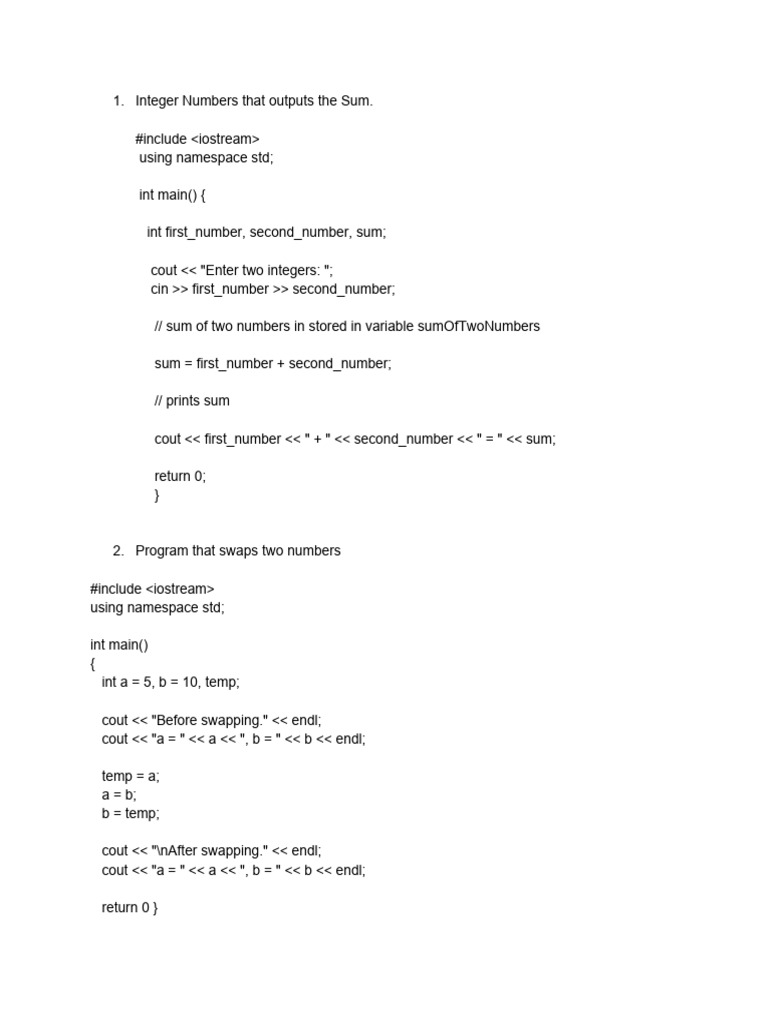 Activity 1 C Prog Pdf