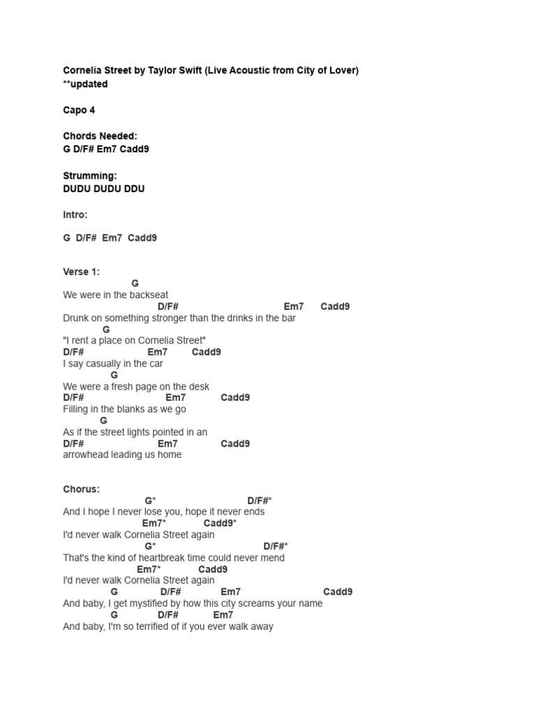 cornelia-street-pdf-song-recordings-popular-music