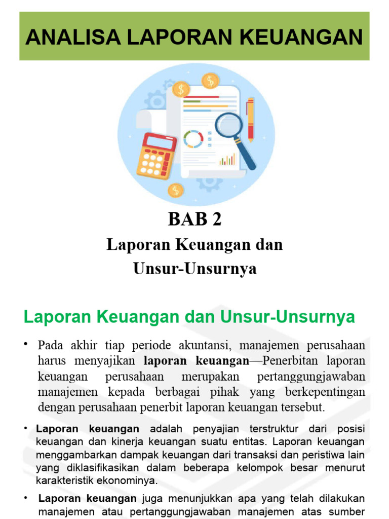 Bab 2 Laporan Keuangan Dan Unsur-Unsurnya | PDF