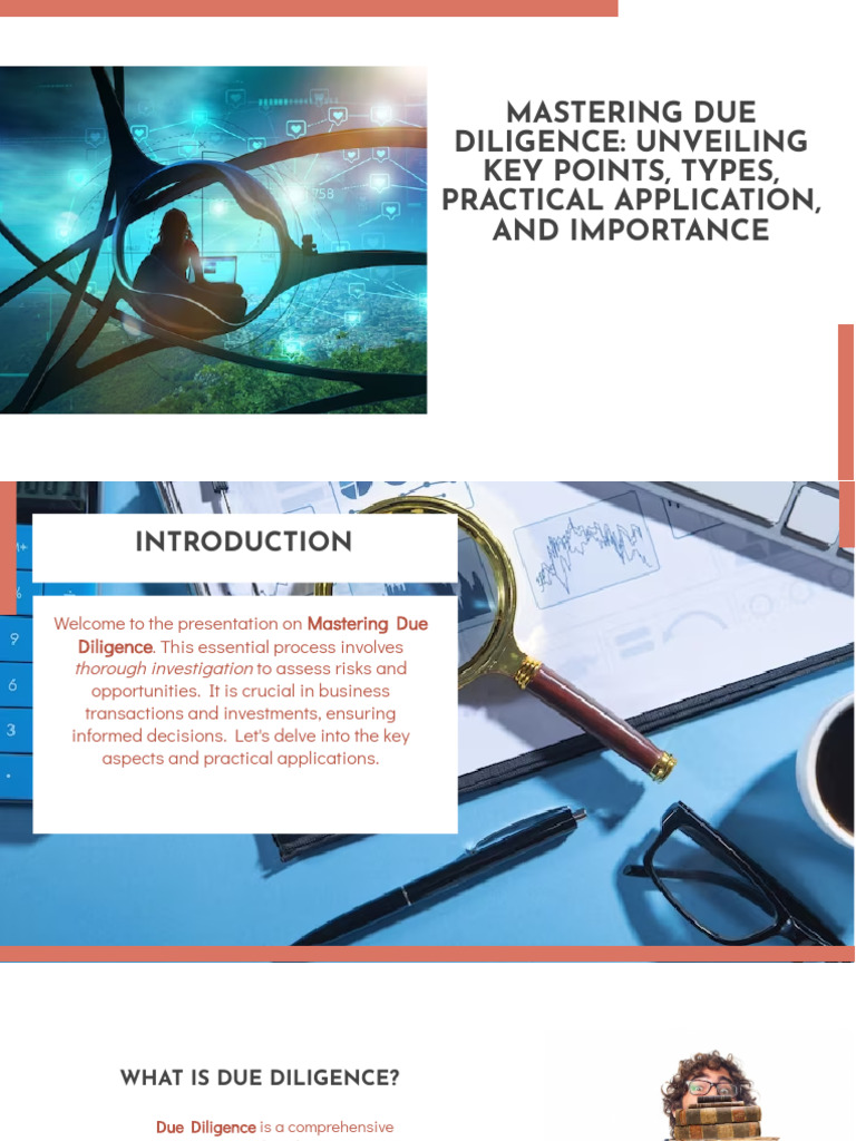 Mastering Due Diligence Guide | PDF | Due Diligence | Risk