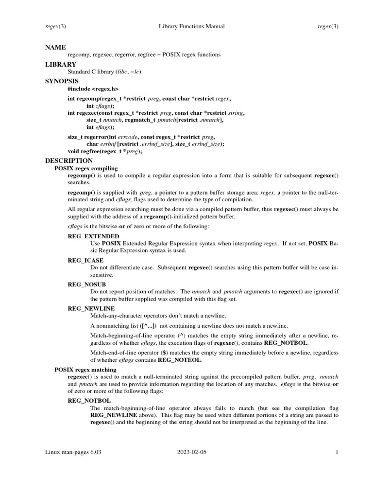 Regerror | PDF | Regular Expression | String (Computer Science)