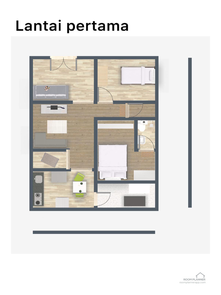 Rencana Denah - Denah Lantai 1 | PDF