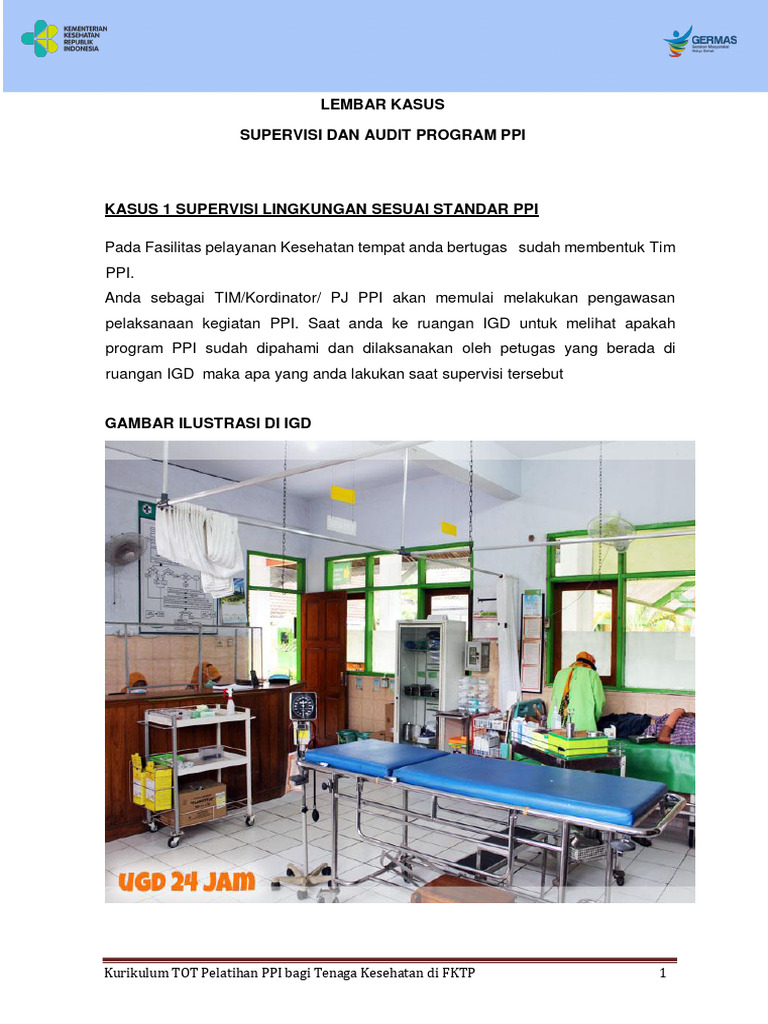 14 - Praktek Kasus Supervisi Dan Audit HH, Apd | PDF | Pengembangan Diri | Kesehatan Holistik