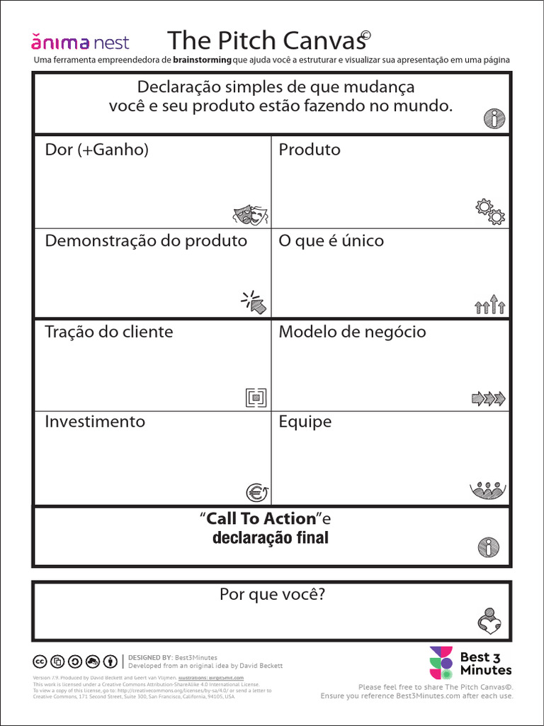 Pitch Canvas Completar - A4 | Download Free PDF | Brand | Human ...