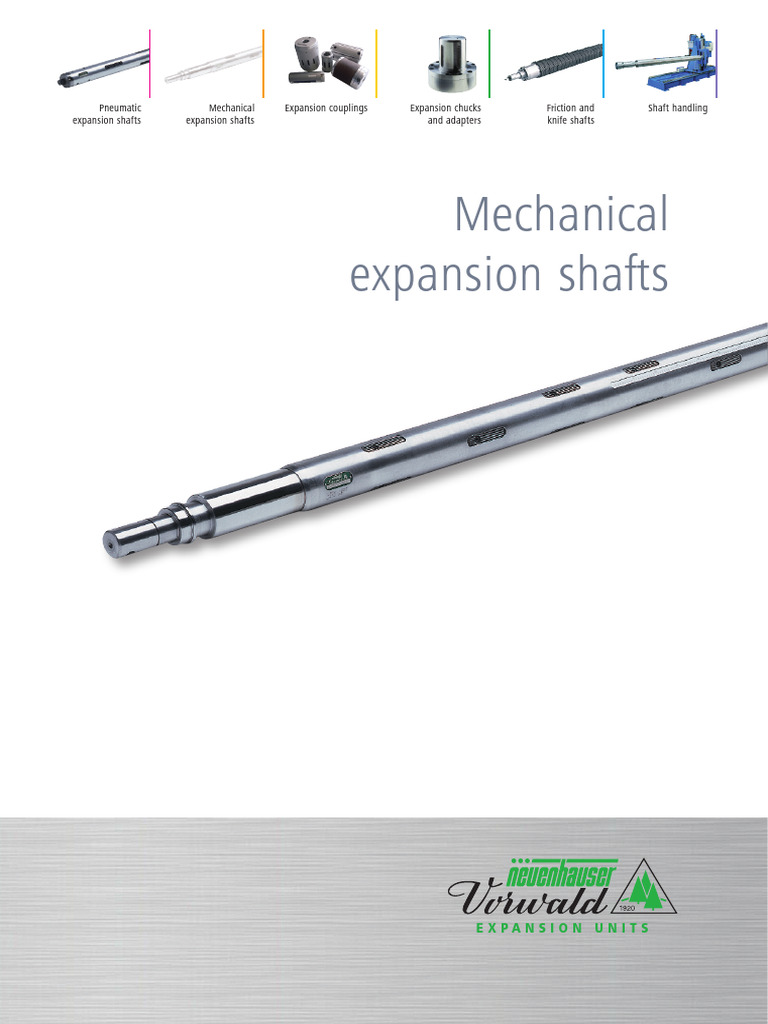Vorwald Mechanical Expansion Shafts | PDF | Piston | Screw