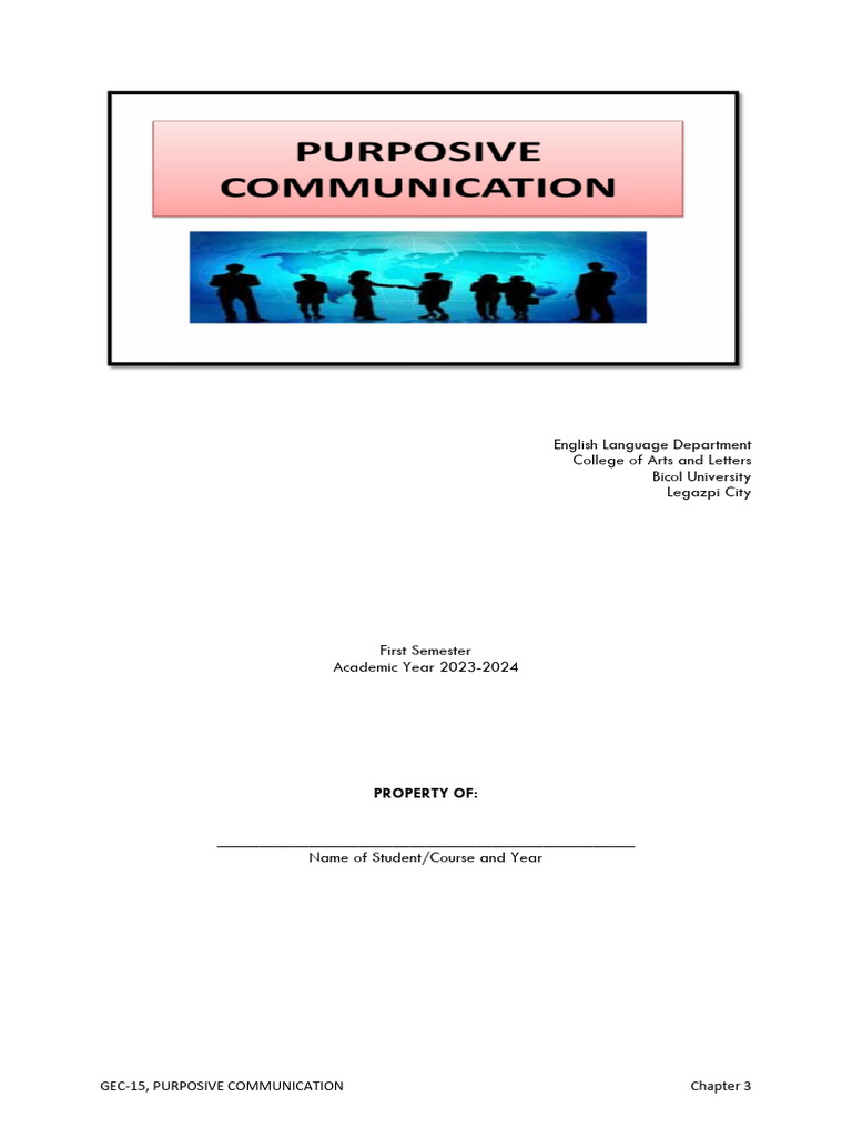 Chapter 3 Purcom Pdf Communication Cross Cultural Communication 7559