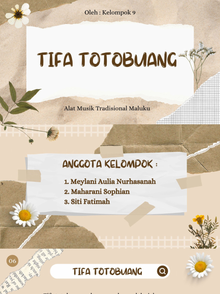 KELOMPOK 9 - Tifa Totobuang | PDF